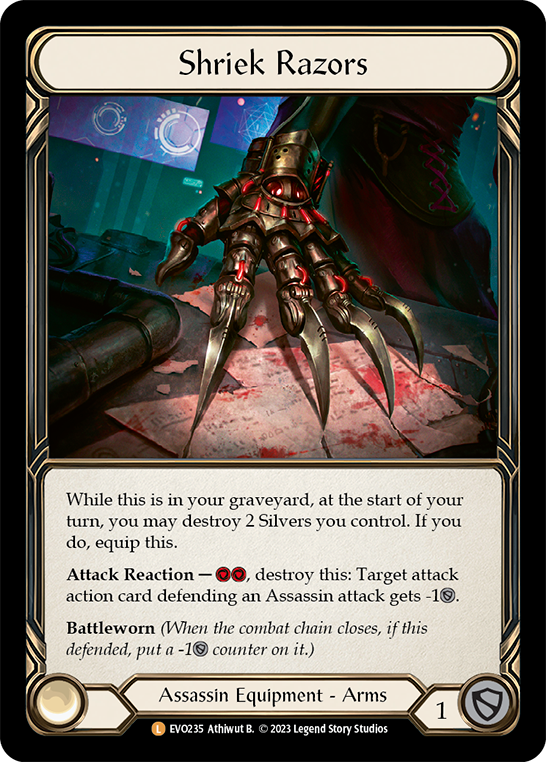 Shriek Razors | Legendary [Rainbow] – Fabarmory.com